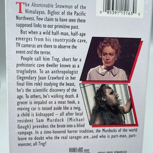 Trog 1970 Horror Movie VHS From 1994 Starring Joan Crawford, Michael ...