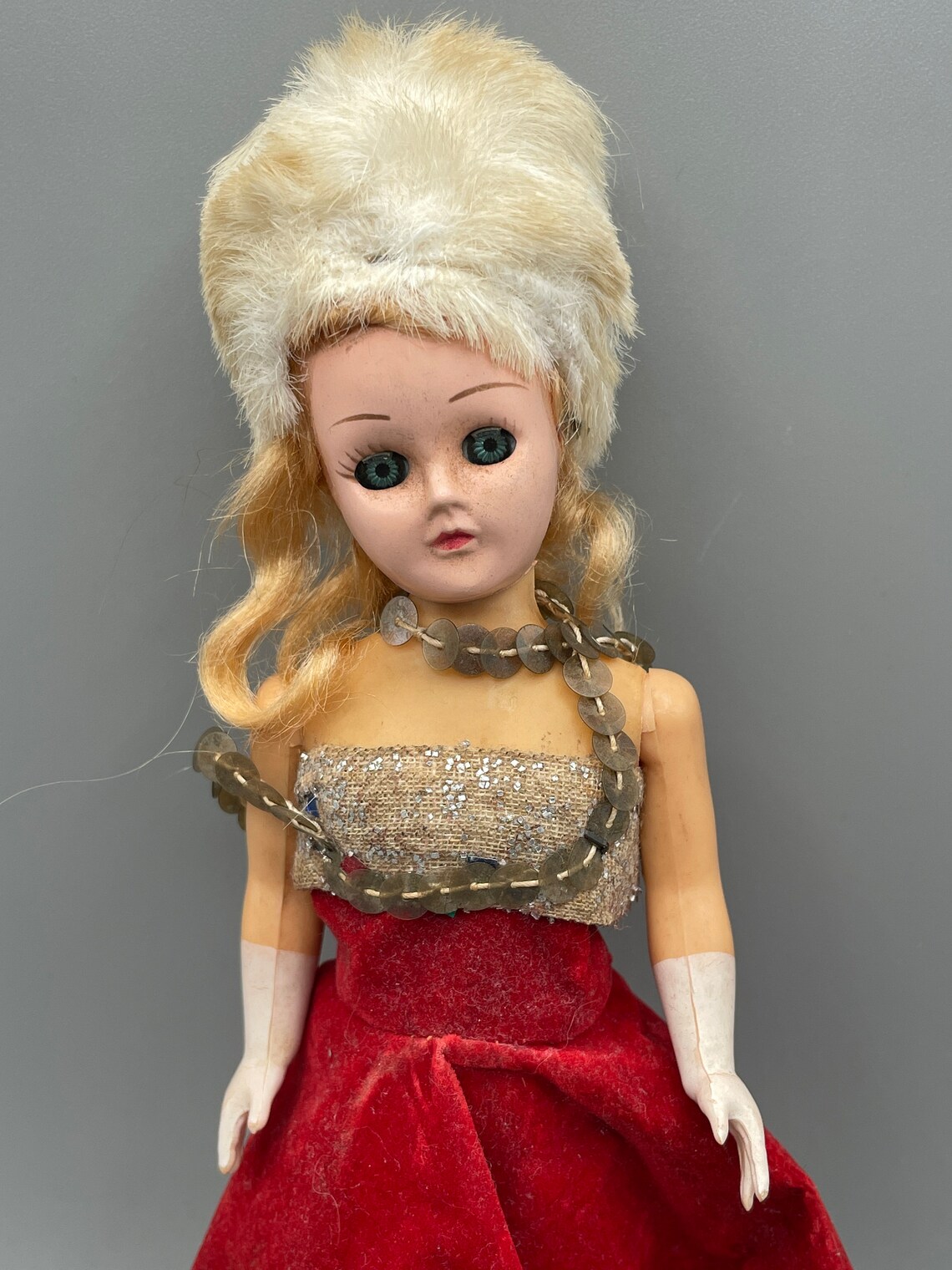 Vintage Ice Capades Figure Skater Souvenir Doll 1950s 1960s Blinking ...