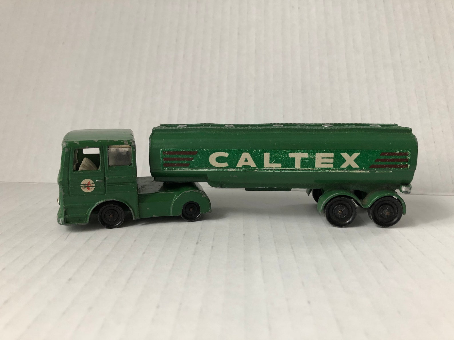 Caltex Texaco Gas Oil Tanker Truck 1960s Toy Truck Cab-over Flat Front ...