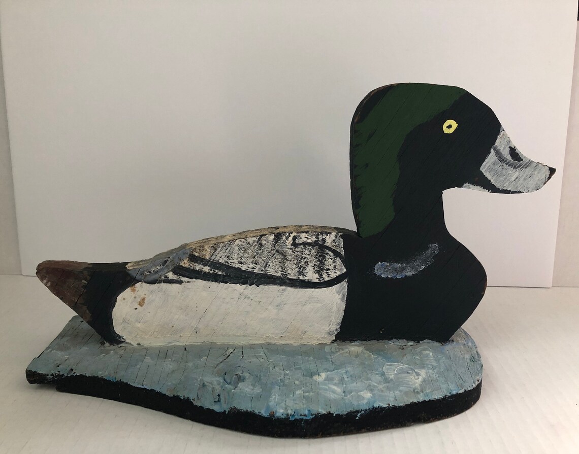 Nova Scotia Folk Art Wooden Duck Handmade Mid Century - Etsy