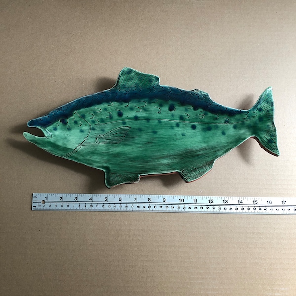 Pottery Fish - Etsy