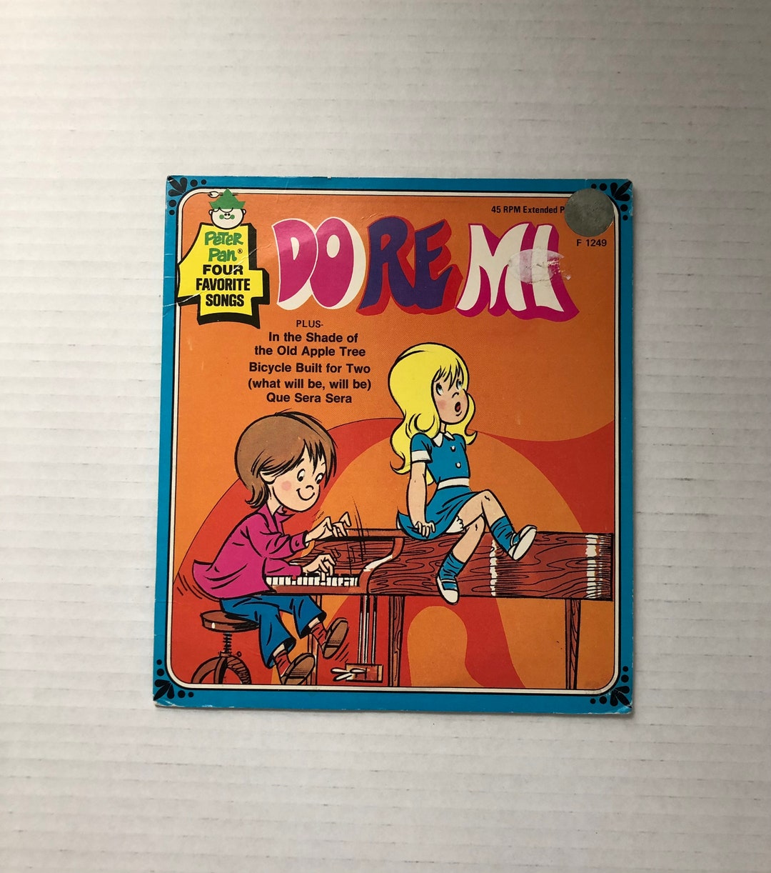 45 RPM Vinyl Record Do Re Mi Peter Pan Records From 1970s Children's ...