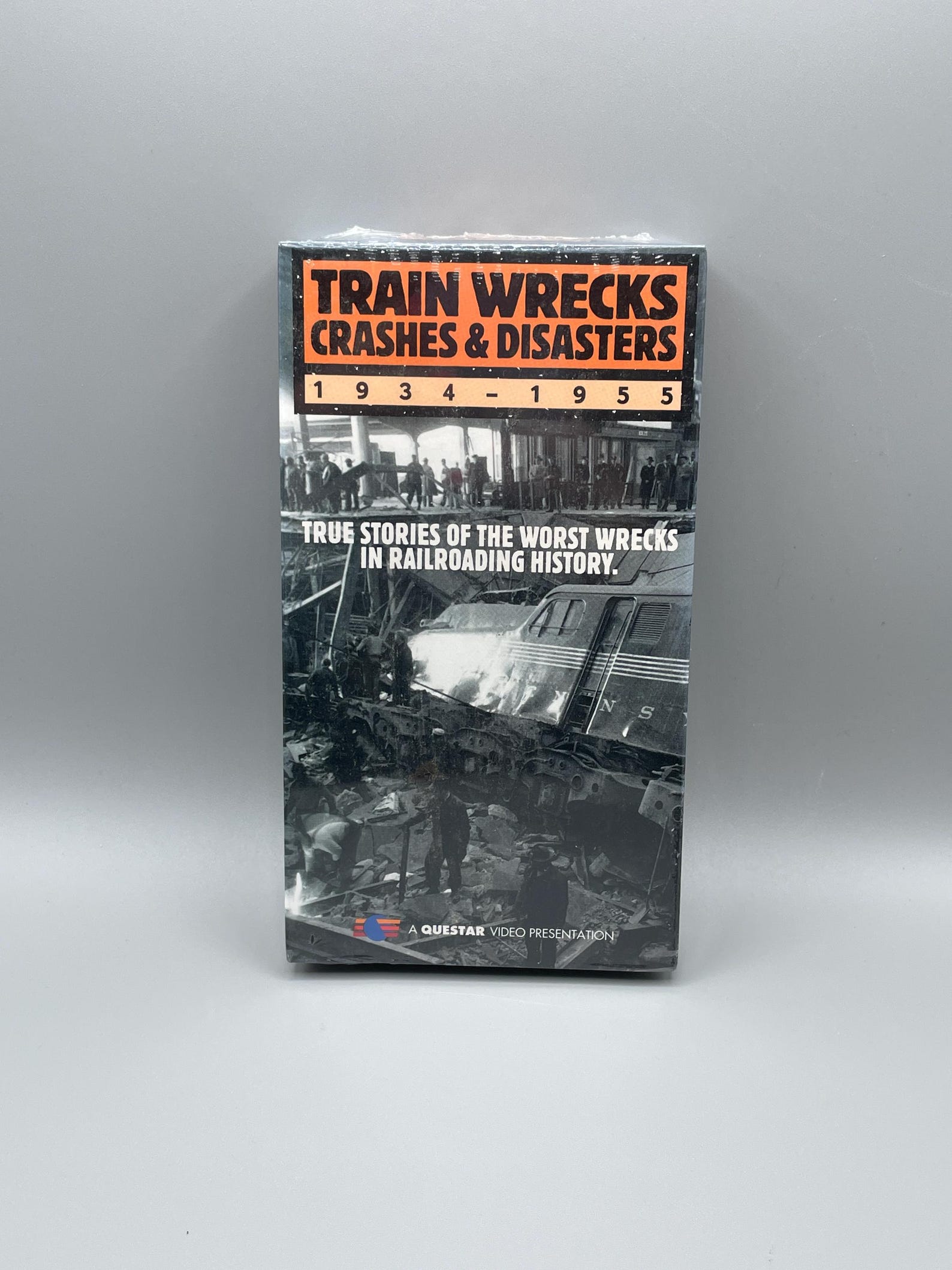 VHS Train Wrecks Crashes & Disasters 1934-1955 True Stories of the ...