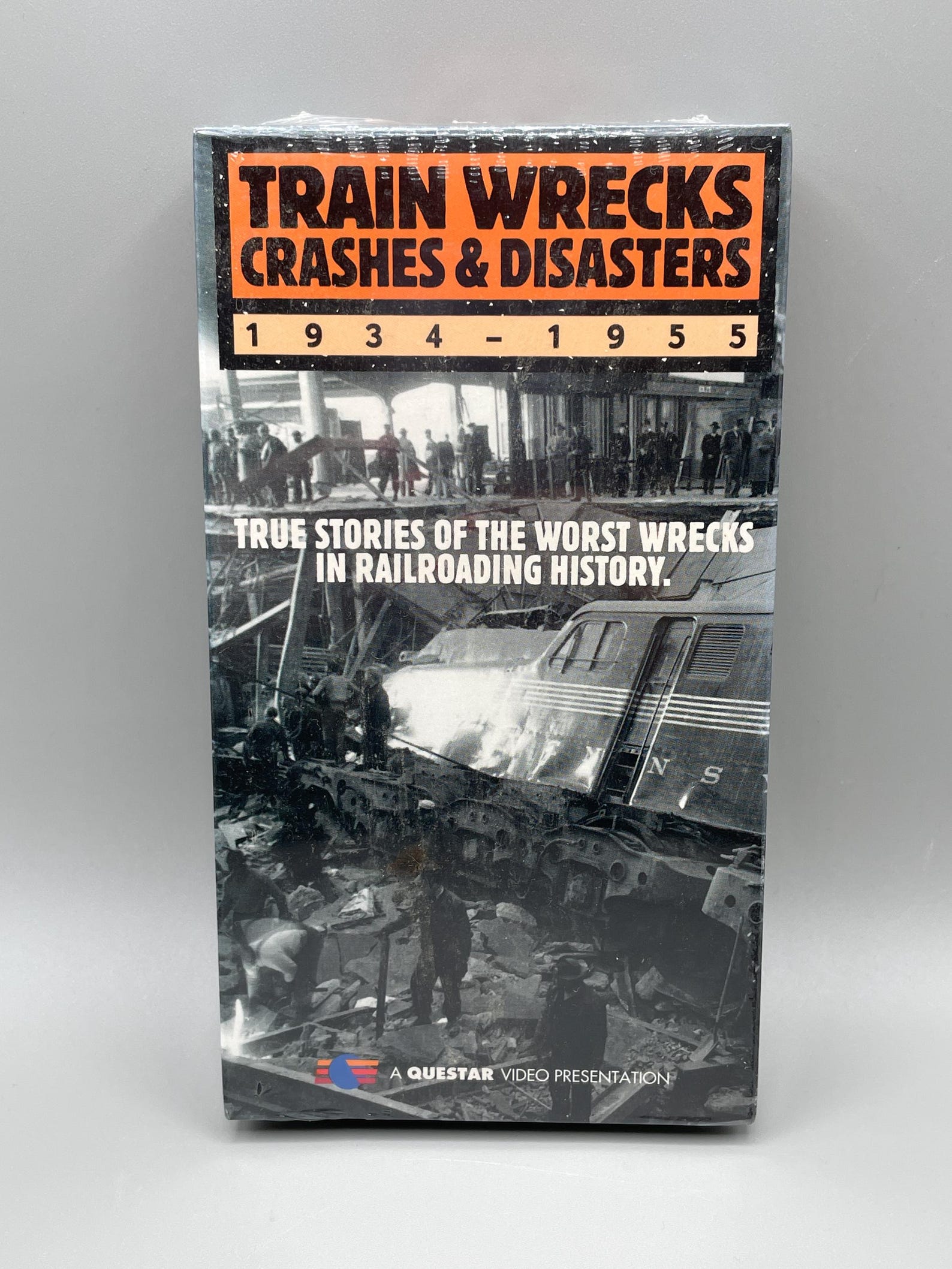 VHS Train Wrecks Crashes & Disasters 1934-1955 True Stories of the ...