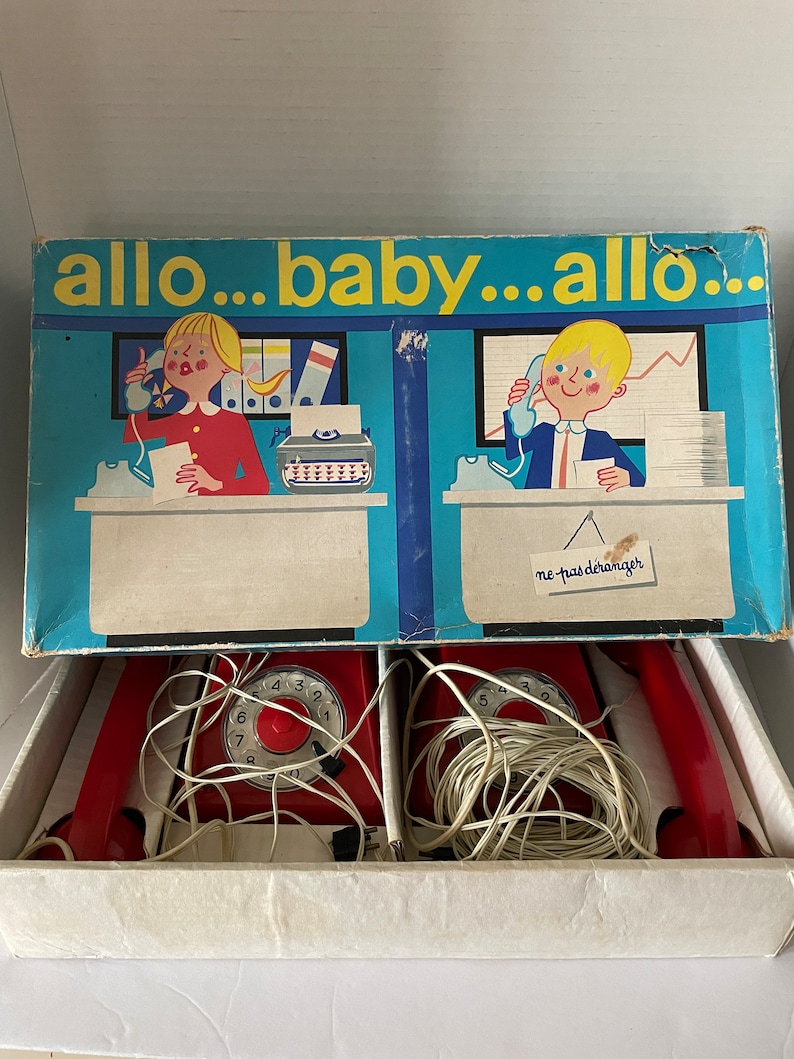 Vintage 1960s Toy Telephone Intercom System With Original Box - Etsy
