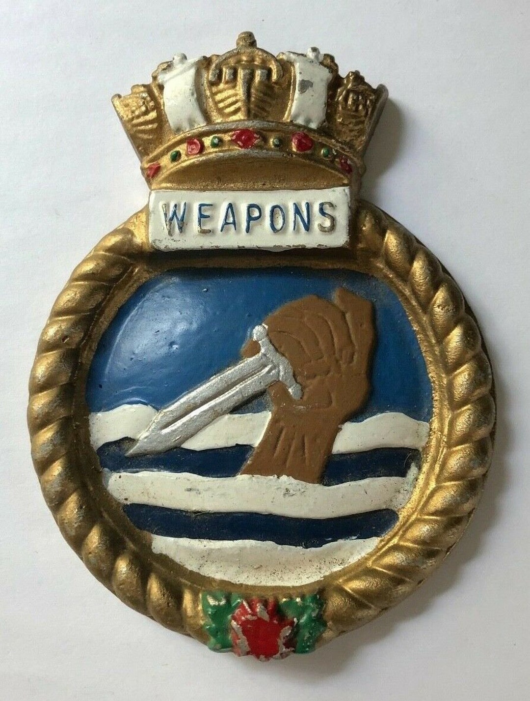 Vintage Weapons TAMPION Ships Crest HMCS RCN Royal Canadian Navy - Etsy