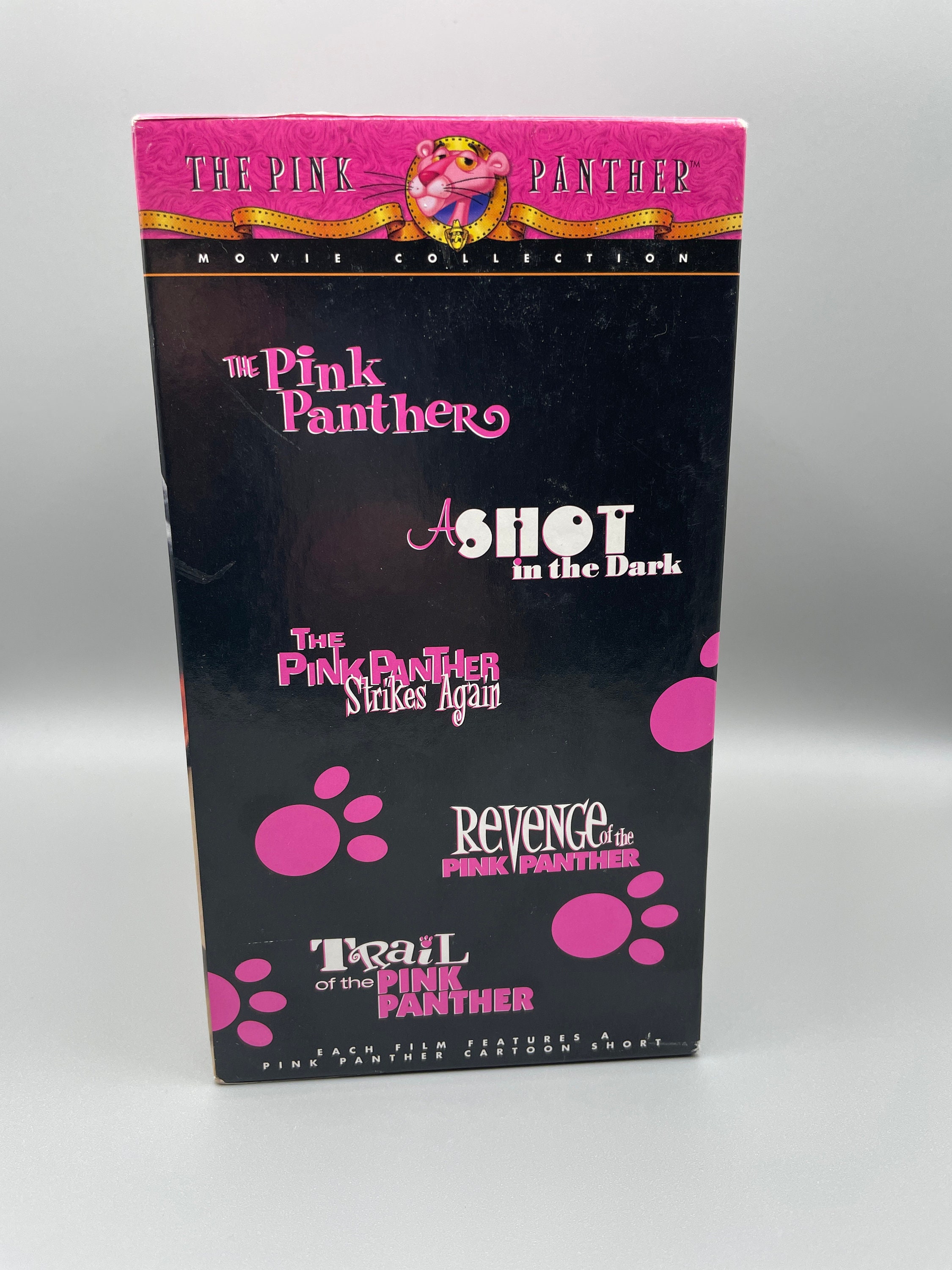 Vintage The Pink Panther Box Set 5 VHS Tapes Peter Sellers classics ...