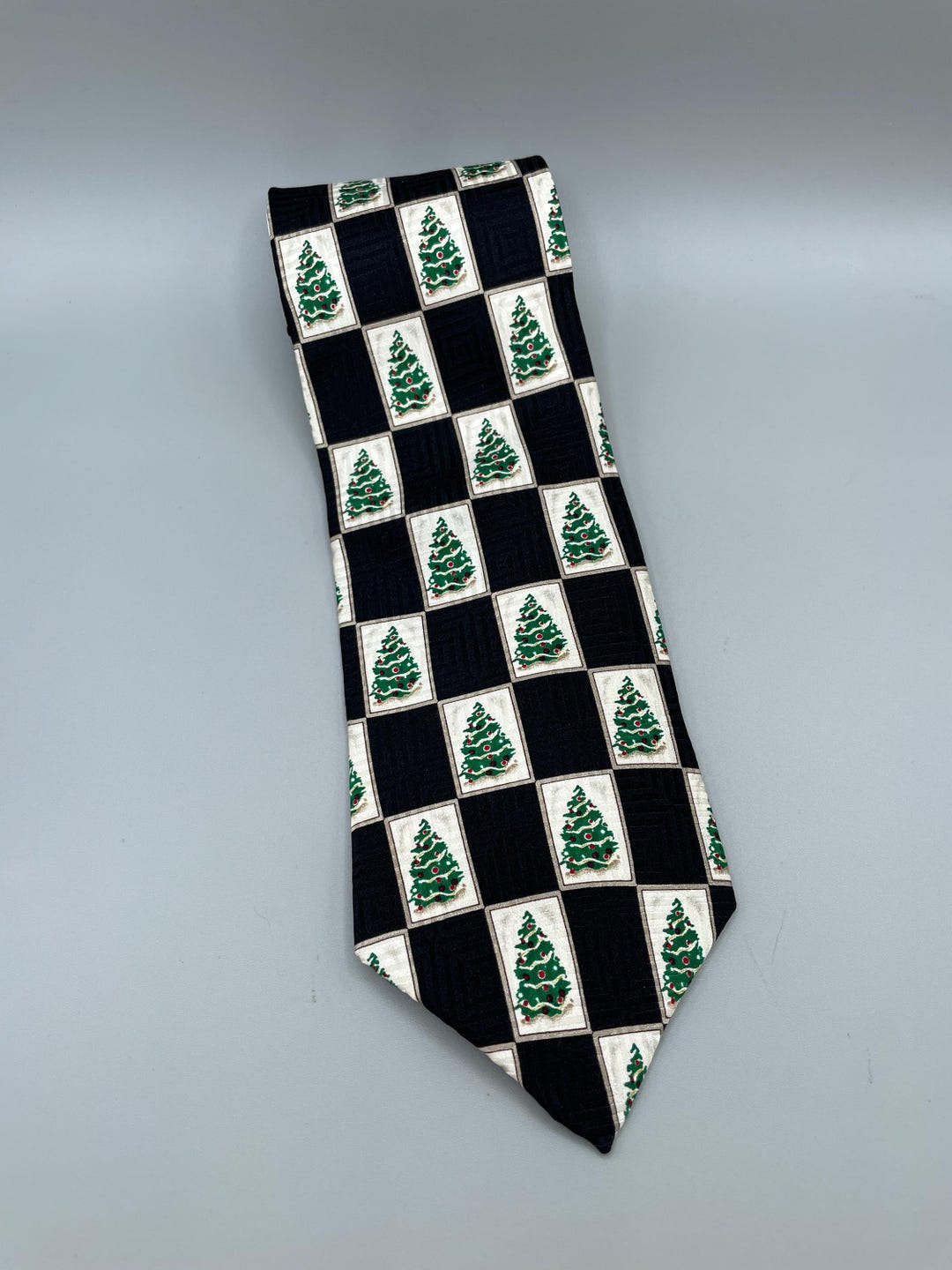 Vintage Novelty Christmas Tree Necktie - Etsy