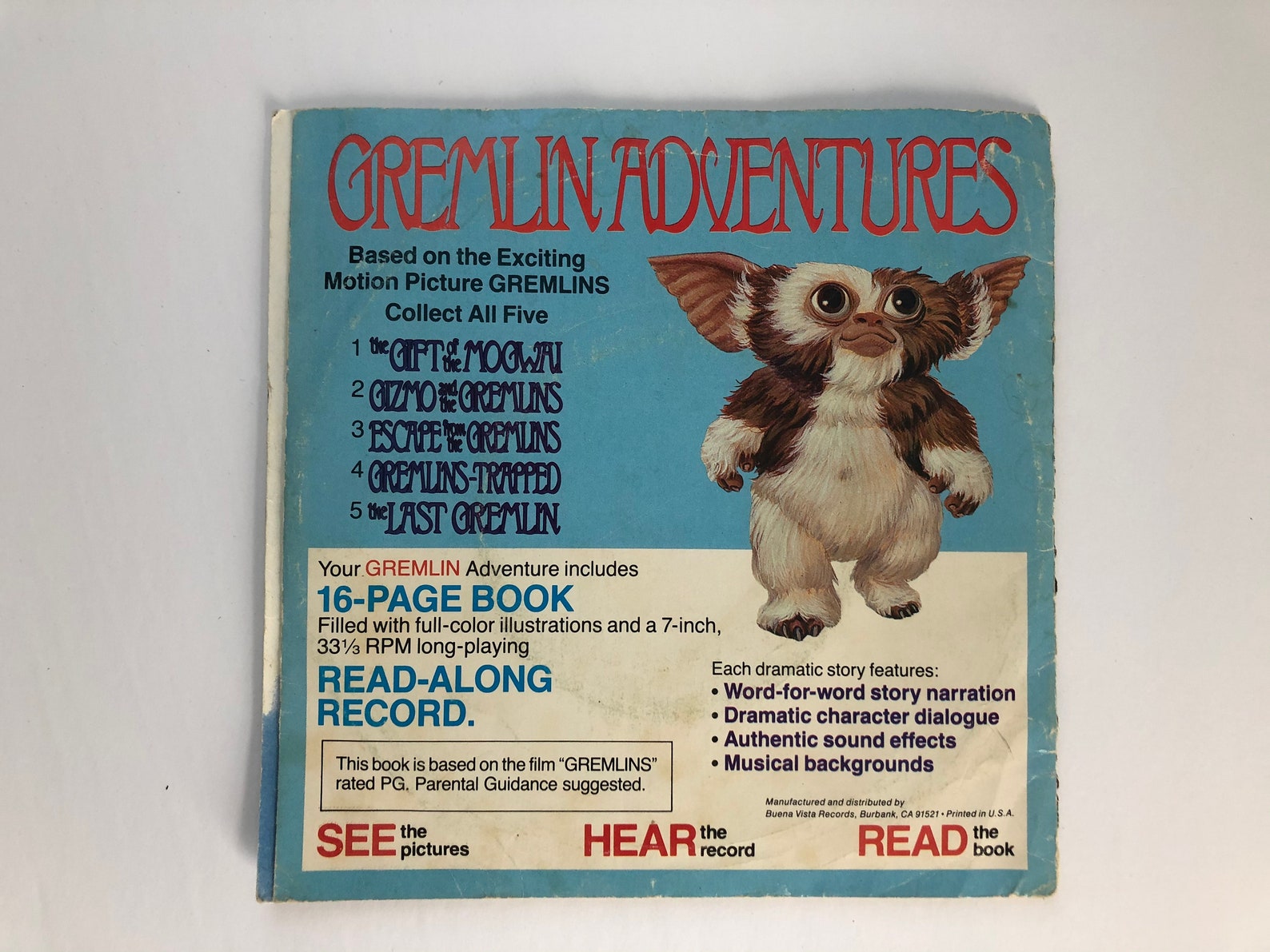Gremlin Books and Records Sets From the Original Movie Story 3 - Etsy