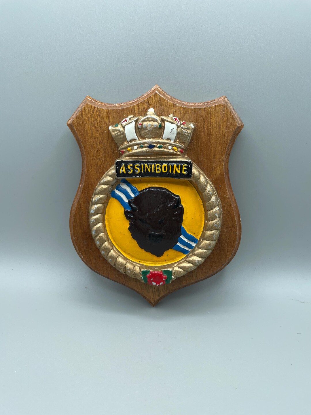 Vintage HMCS Assiniboine TAMPION Ships Crest RCN Royal Canadian Navy - Etsy