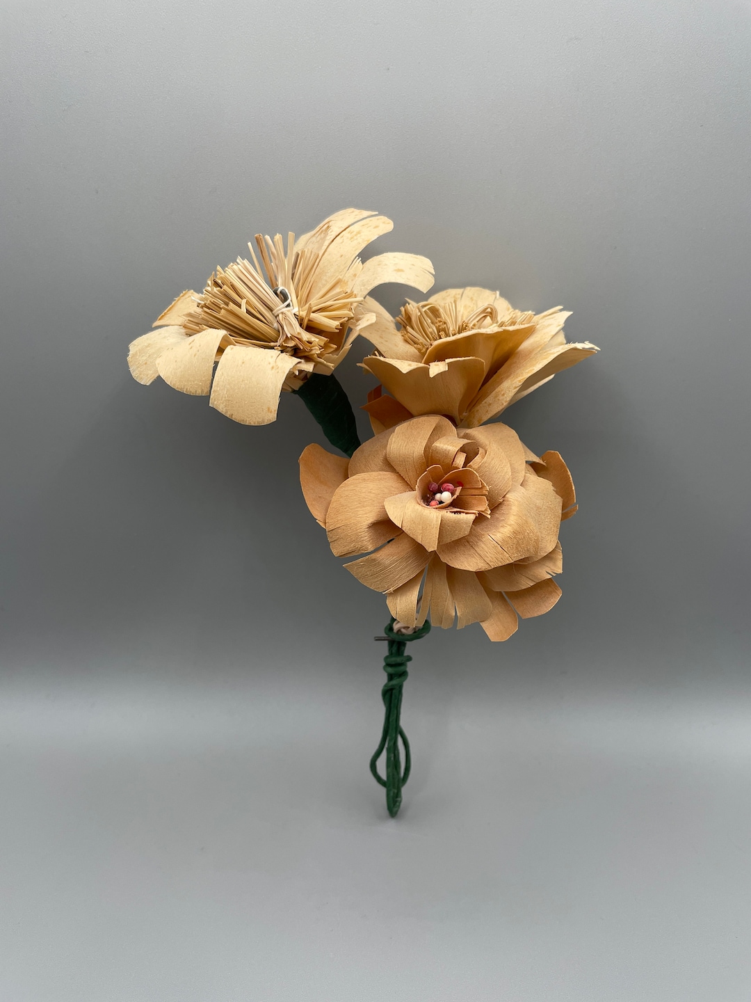 Beautiful Vintage Mi'kmaq Mikmaw Micmac Wooden Flowers Handcrafted From ...