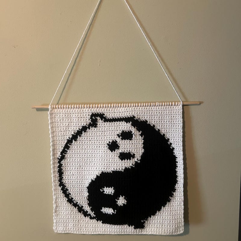 Yin and Yang Wall Hanging - Etsy