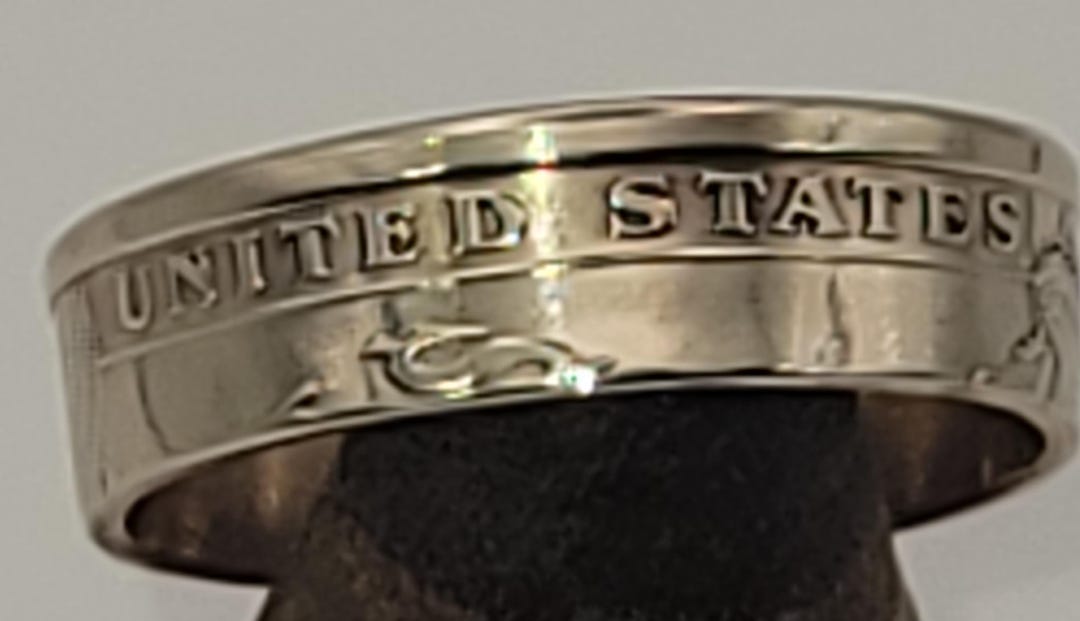 Sacagawea or Presidential Dollar Coin Ring - Etsy