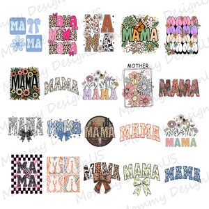 Popular Mama Bundle PNG | Mothers Day Design Digital Download File ...