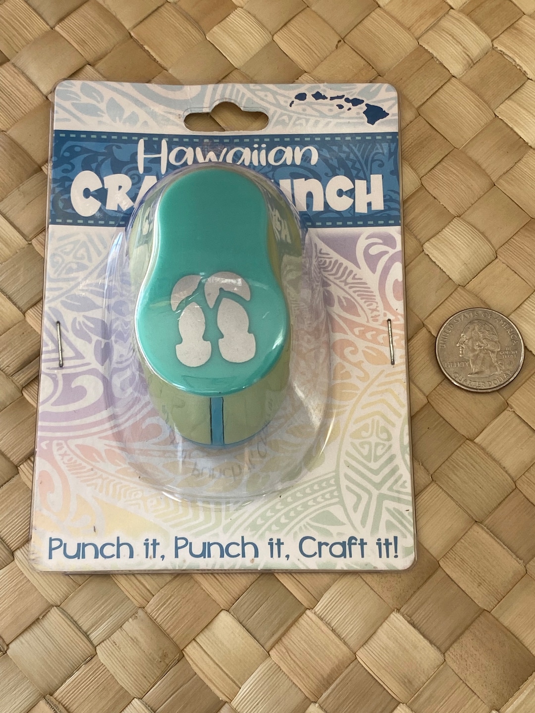 Hawaiian Craft Punch Flip-flops Island Slippahs Aloha Mahalo Hawaii ...