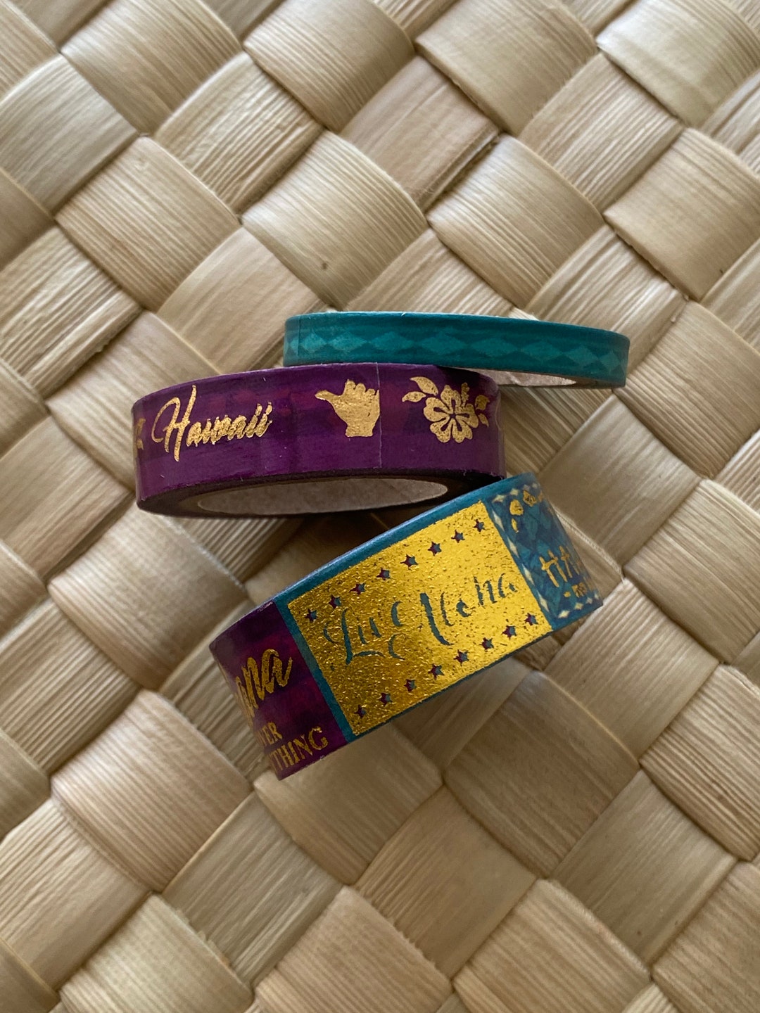 Hawaiian Island Quotes Washi Tape Tropical Aloha Mahalo Ohana Hawaii ...