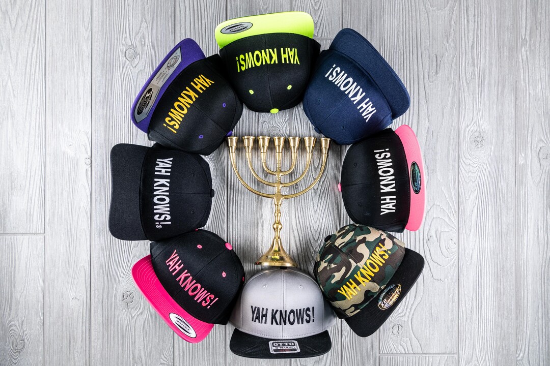 YAH KNOWS! Premium Embroidered Hats | Personalized YHWH Embroidered ...
