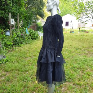 80s Cocktail Dress Little Black Dress Vintage Dress 80s Dress Vintage ...