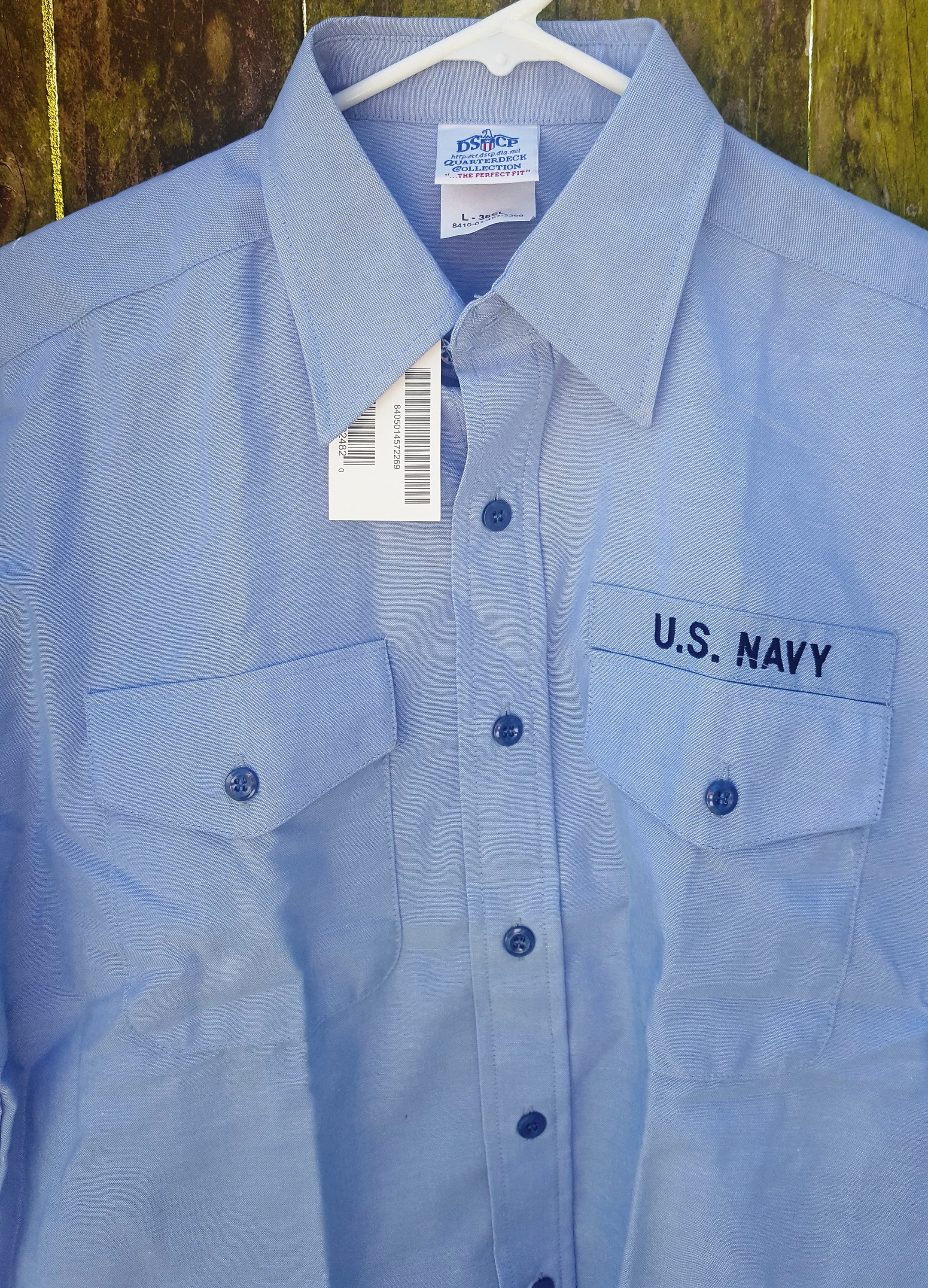 Discontinued USN Uniform Shirt Dungaree Shirt Vintage | Etsy