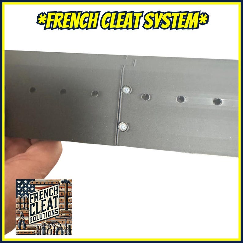 3D Printed French Cleats a French Cleat System for Woodworking and ...