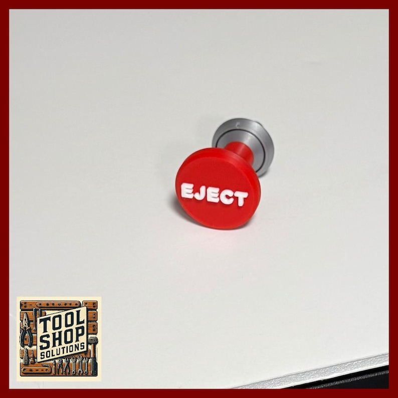 Eject Cabinet Knob - 3D Printed Drawer or Door Pull - Retro Car Lighter ...