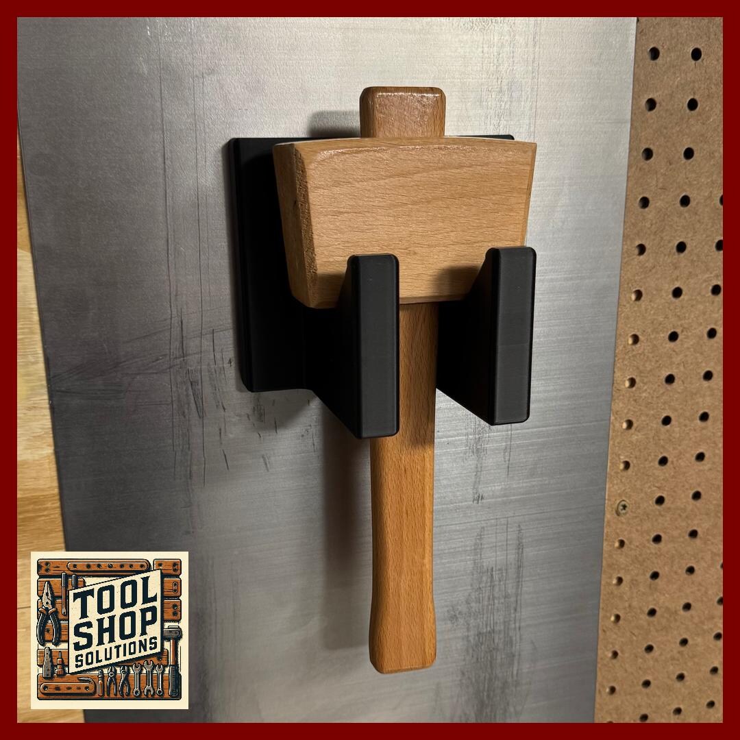 Mallet Holder Metal Mount – 3D Printed Tool Organizer for Workshop ...