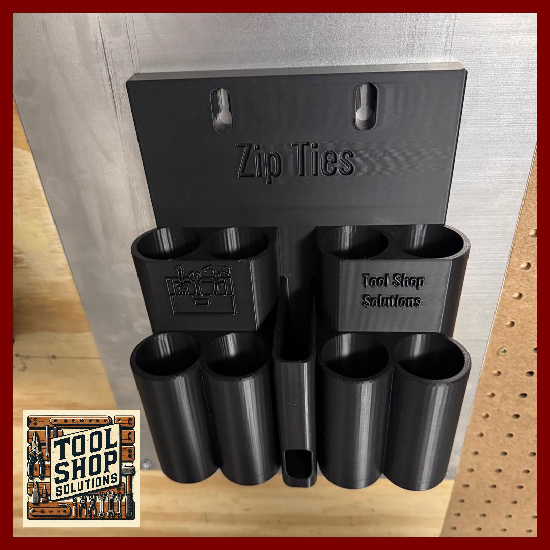 Zip Tie Holder Metal Mount – 3D Printed Tool Organizer for Workshop ...