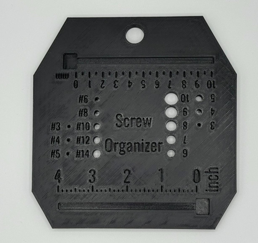 3D Printed Screw Organizer and Sorter ALL IN ONE Metric and Imperial - Etsy