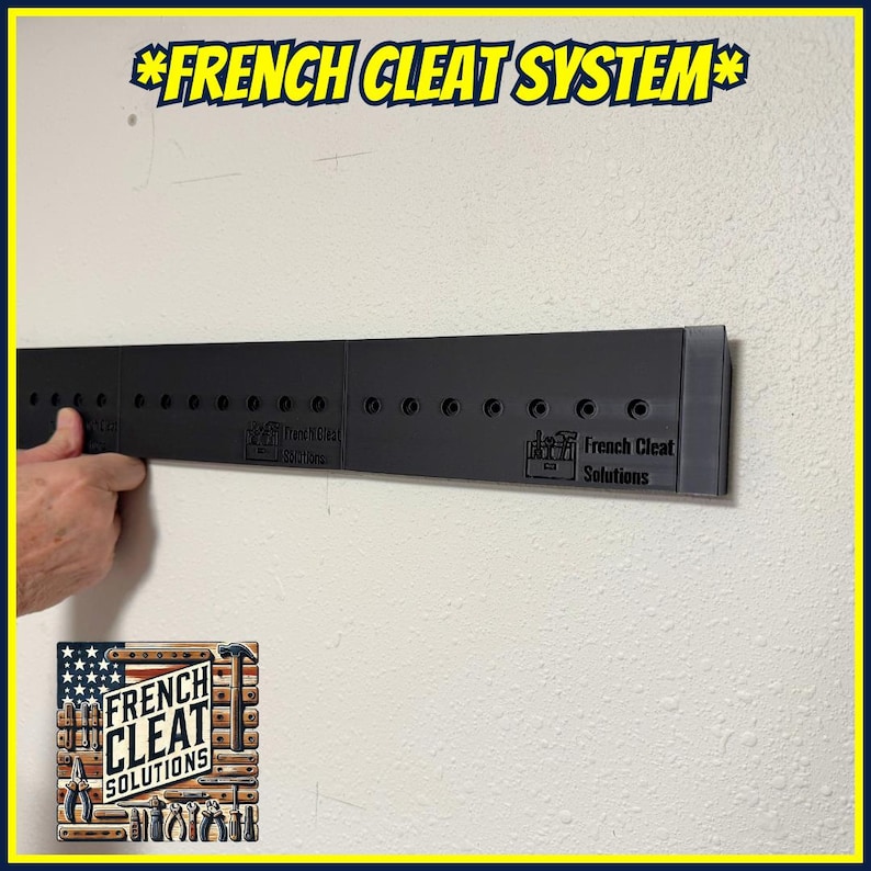 3D Printed French Cleats a French Cleat System for Woodworking and ...