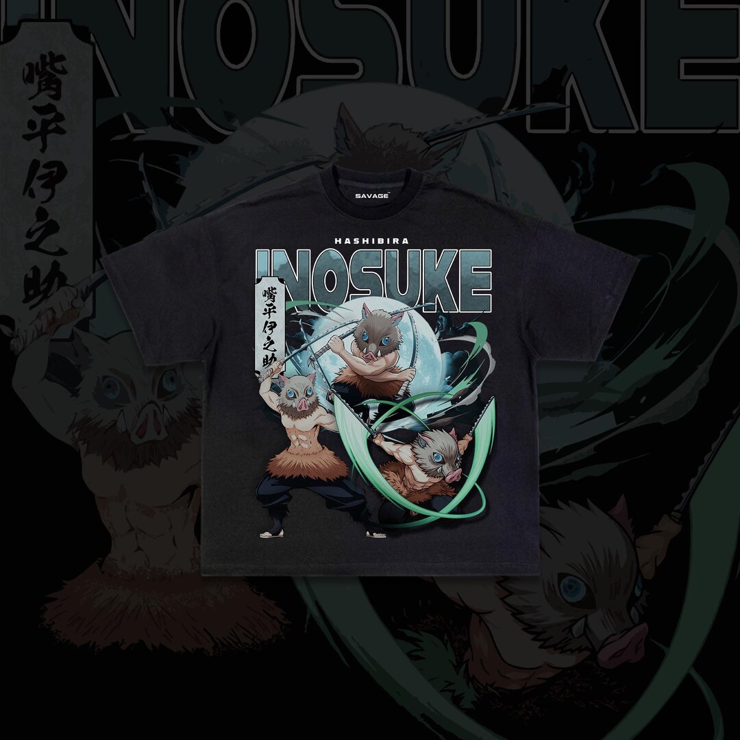 Anime-inspired “inosuke Hashibira” Graphic T-shirt - Unisex | Unique ...