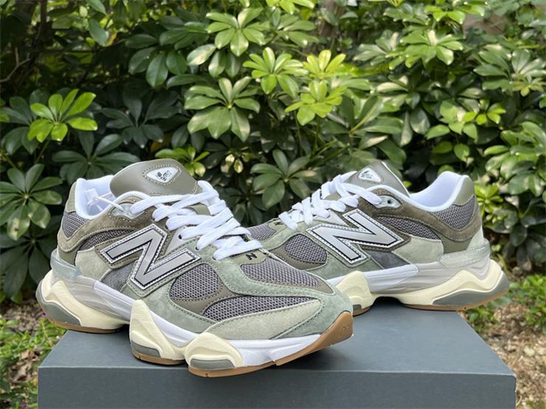 New Balance 9060 Series Olive Green Men's Top Sneakers U9060FOC - Etsy