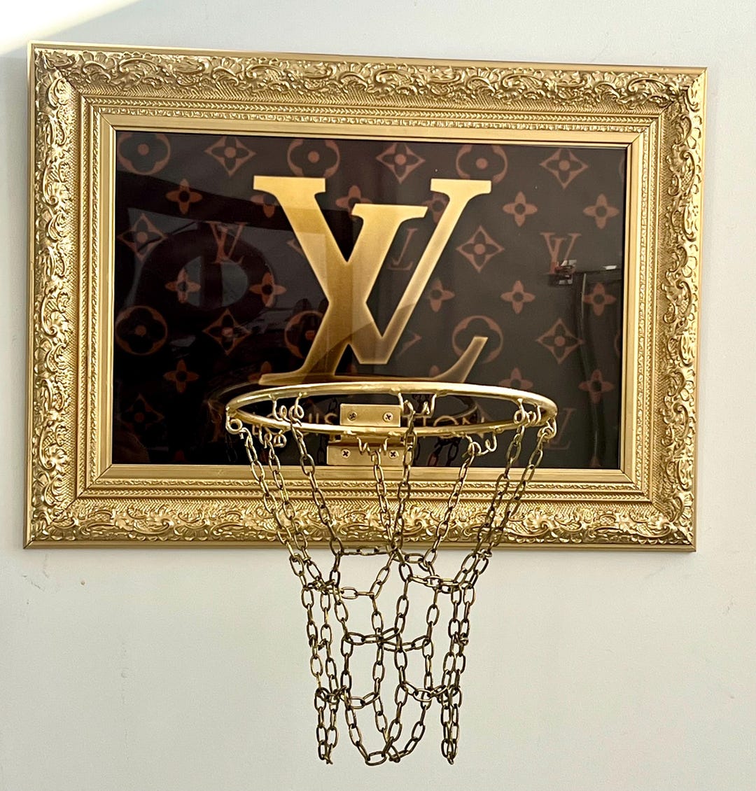 Custom Indoor Framed Basketball Hoop. We Can Recreate Any Image as the ...