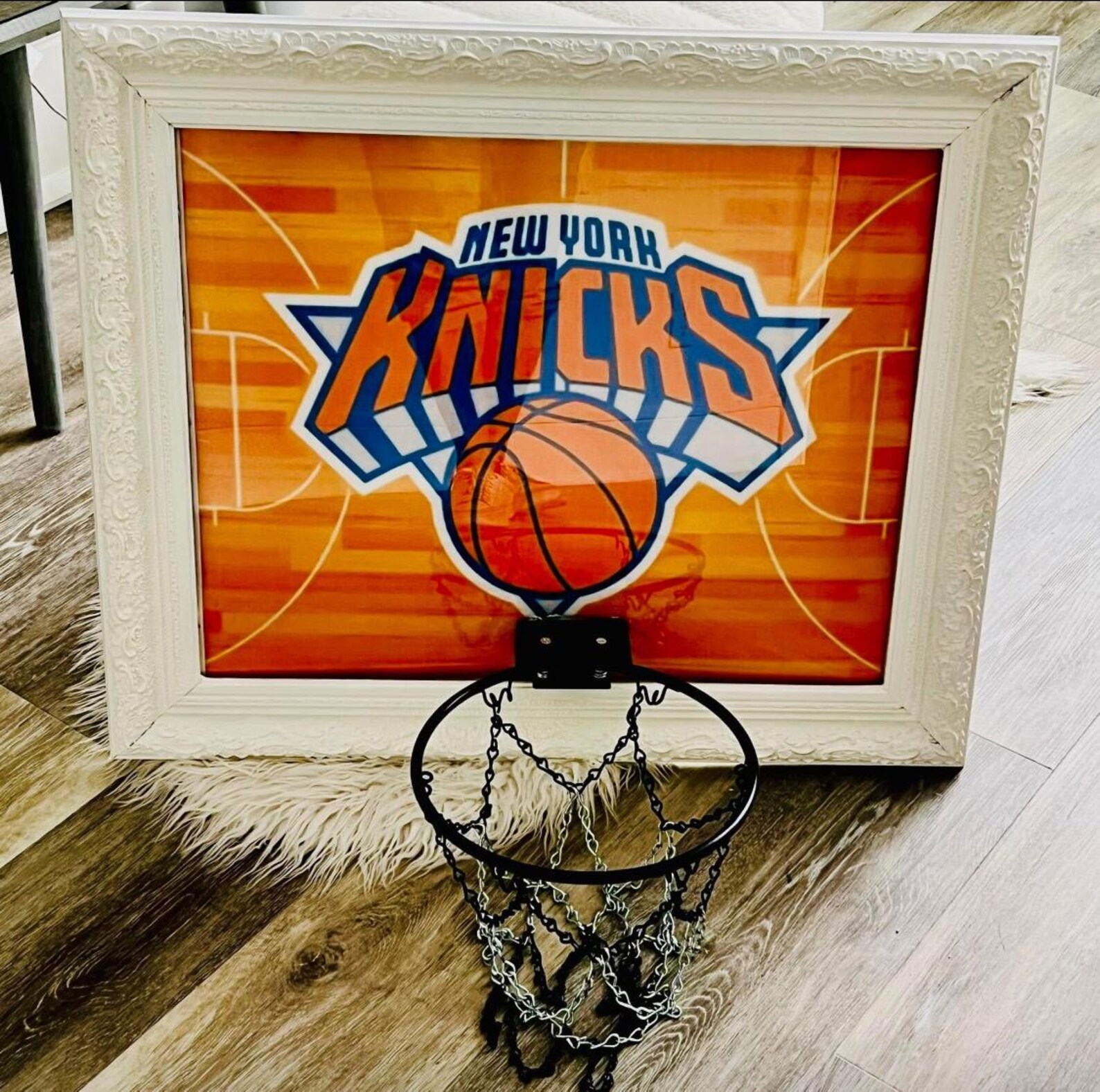 Custom Indoor Framed Basketball Hoop. We Can Recreate Any Image as the ...