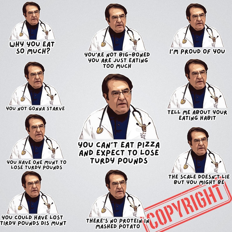 10 Doctor Now Funny PNG Bundle, Dr. Doctor Younan Nowzaradan Funny ...