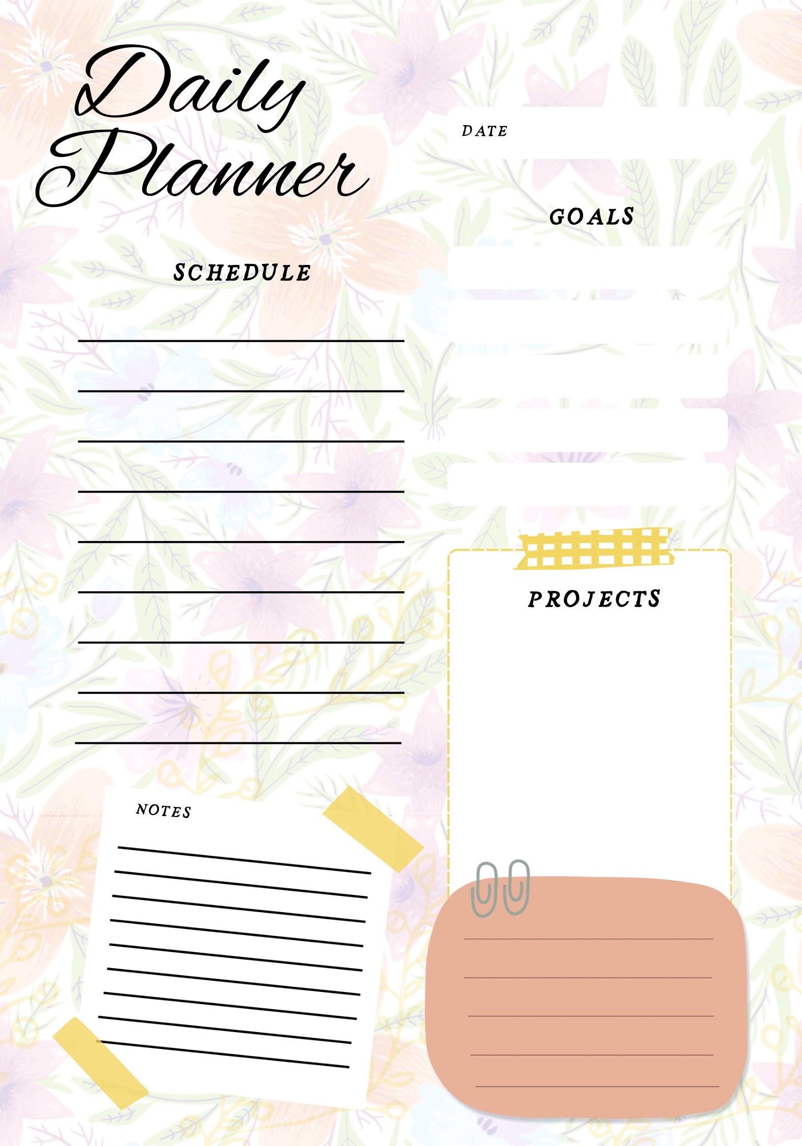Floral Digital Planner - Etsy