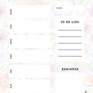 Floral Digital Planner - Etsy