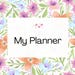 Floral Digital Planner - Etsy