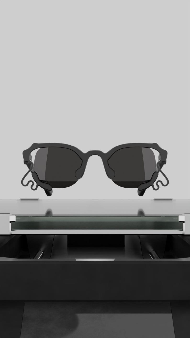 3D Printable Glasses Frames STL - Fits Most Lenses, Variable Type II ...