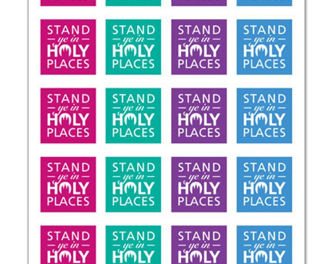 1x1 Inch Graphic Squares in Printable 5x7 Collage Sheet - Stand Ye in ...