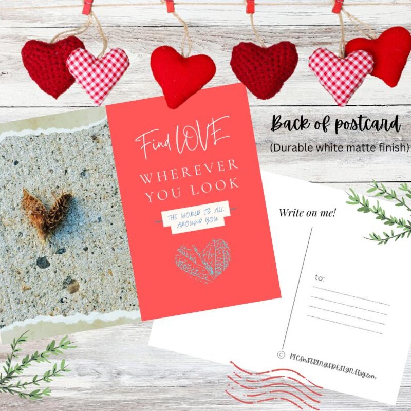 Love Postcard - Etsy