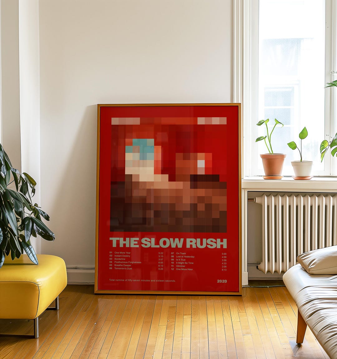The Slow Rush Poster, Album Poster Prints, Wall Decor Posters, Album ...