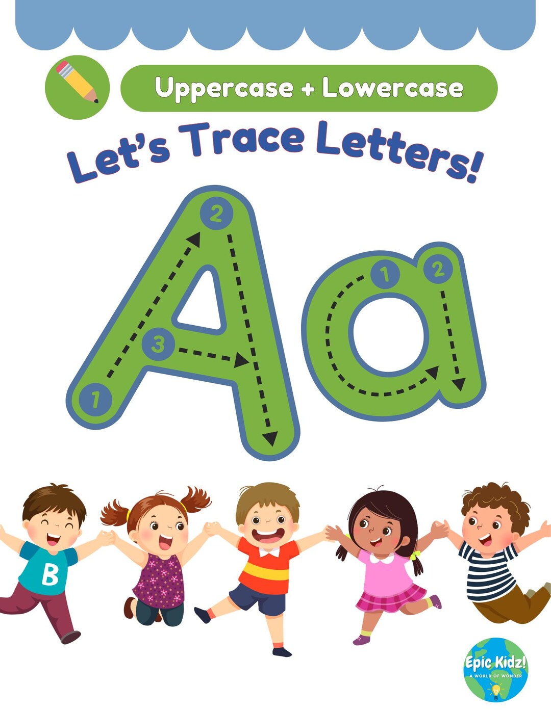 Alphabet Tracing Worksheets Uppercase and Lowercase I One Letter per ...