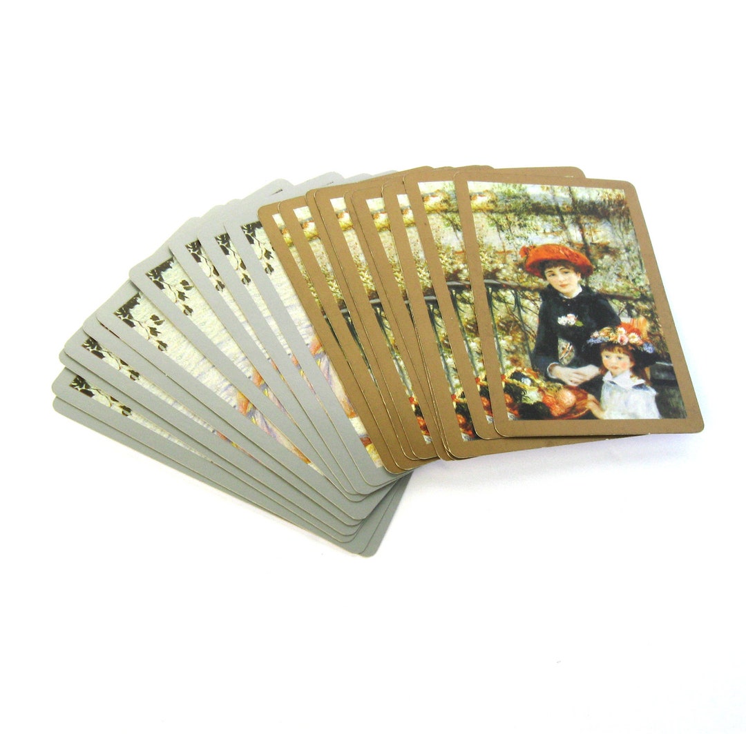 Renoir Art Cards, Vintage Renoir Trade Cards, Edmund Tarbell Art ...