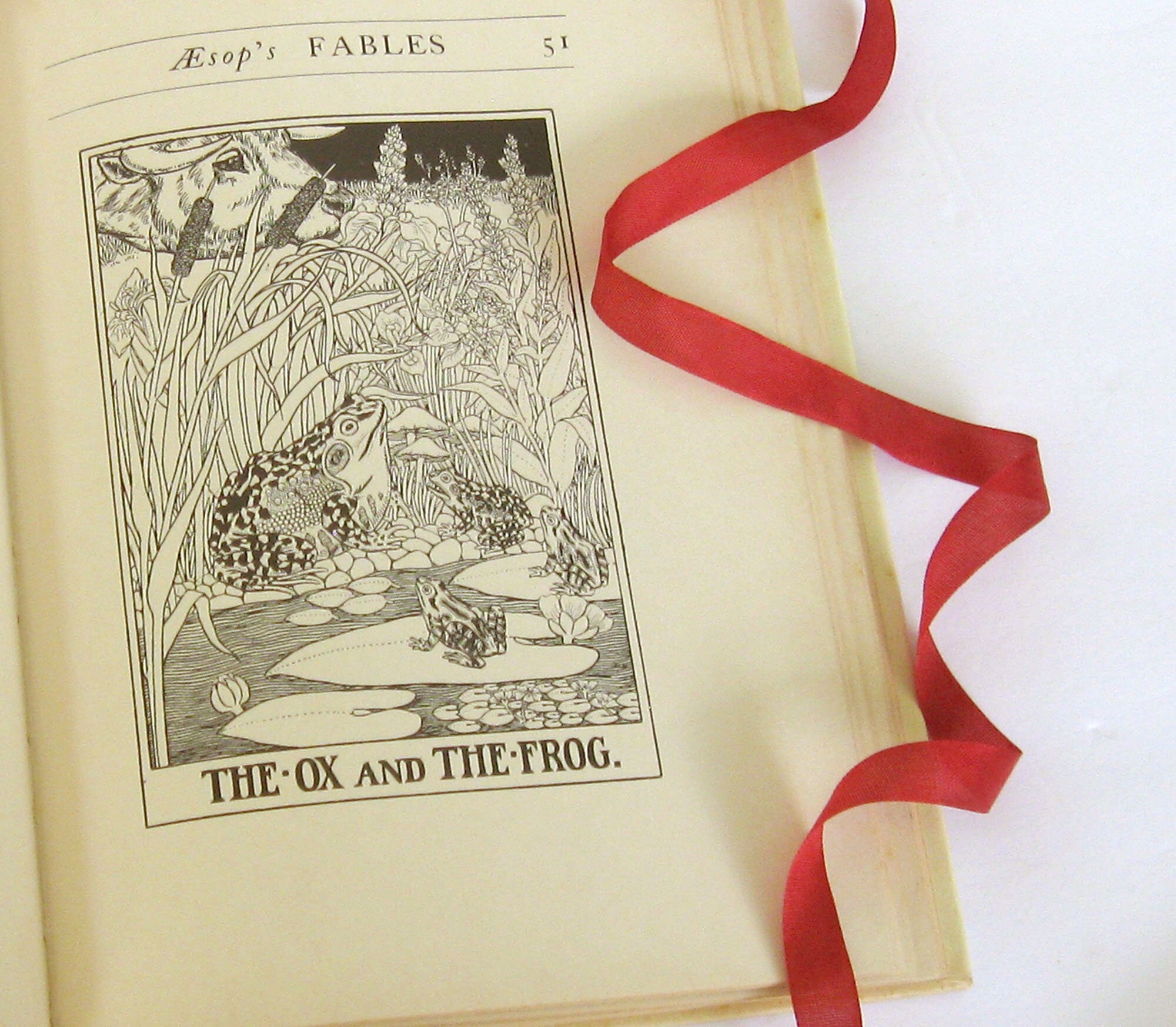 Aesop's Fables Old Aesop's Fables Book Introduction | Etsy