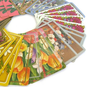 Lot of Trade Cards, Assorted Playing Cards, Vintage Botanical Art ...