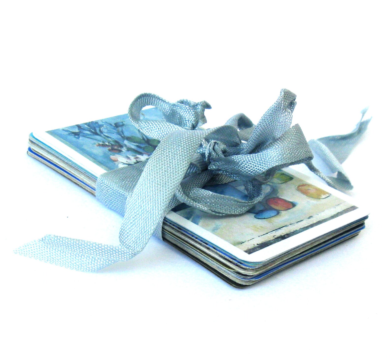 Blue Playing Card Lot Blue Floral Trade Cards Blue Wedding - Etsy