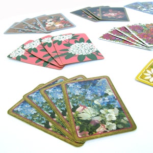 Lot of Trade Cards, Assorted Playing Cards, Vintage Botanical Art ...