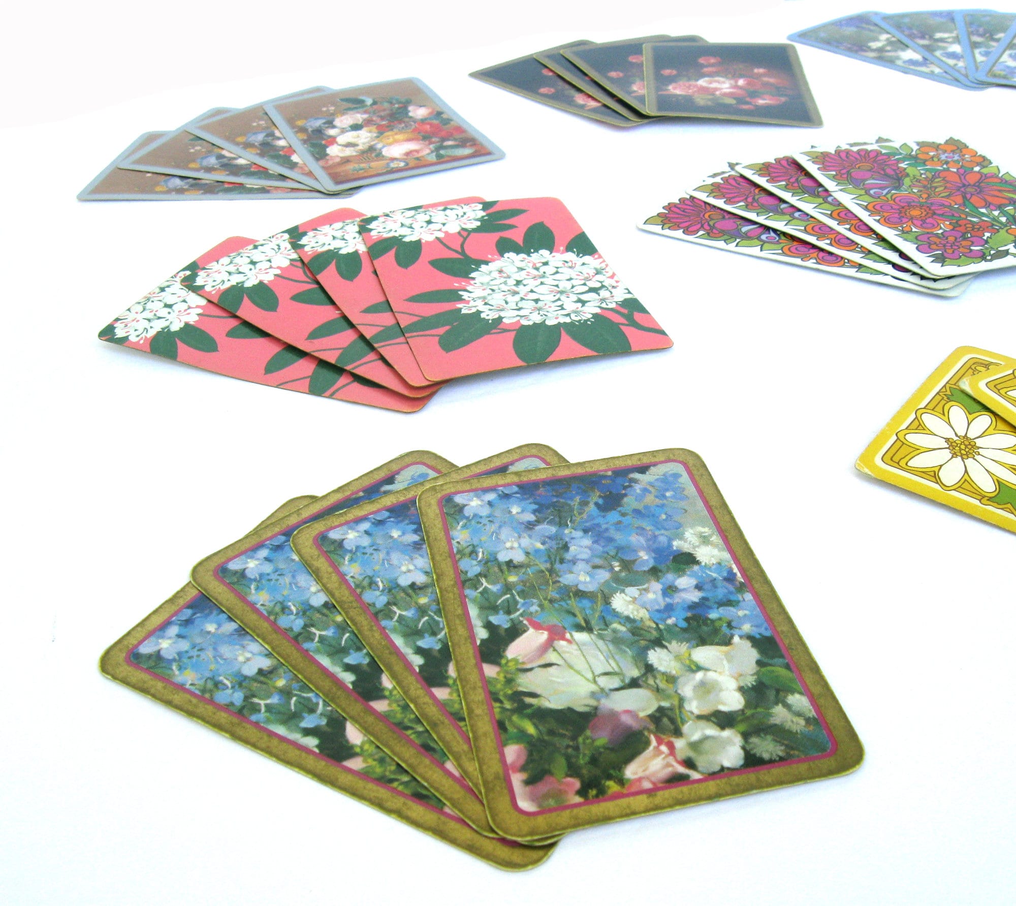 Lot of Trade Cards Assorted Playing Cards Vintage Botanical | Etsy