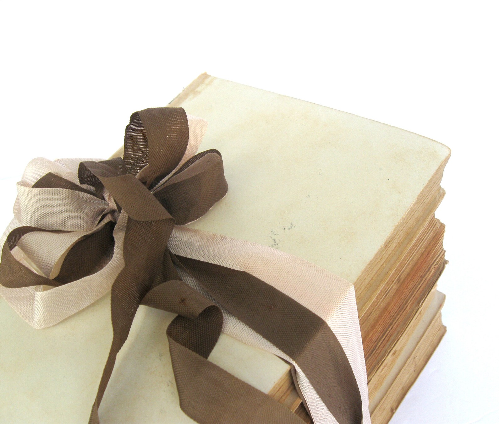 Shabby Chic Book Lot Raw Books Natural Books Rustic Book - Etsy