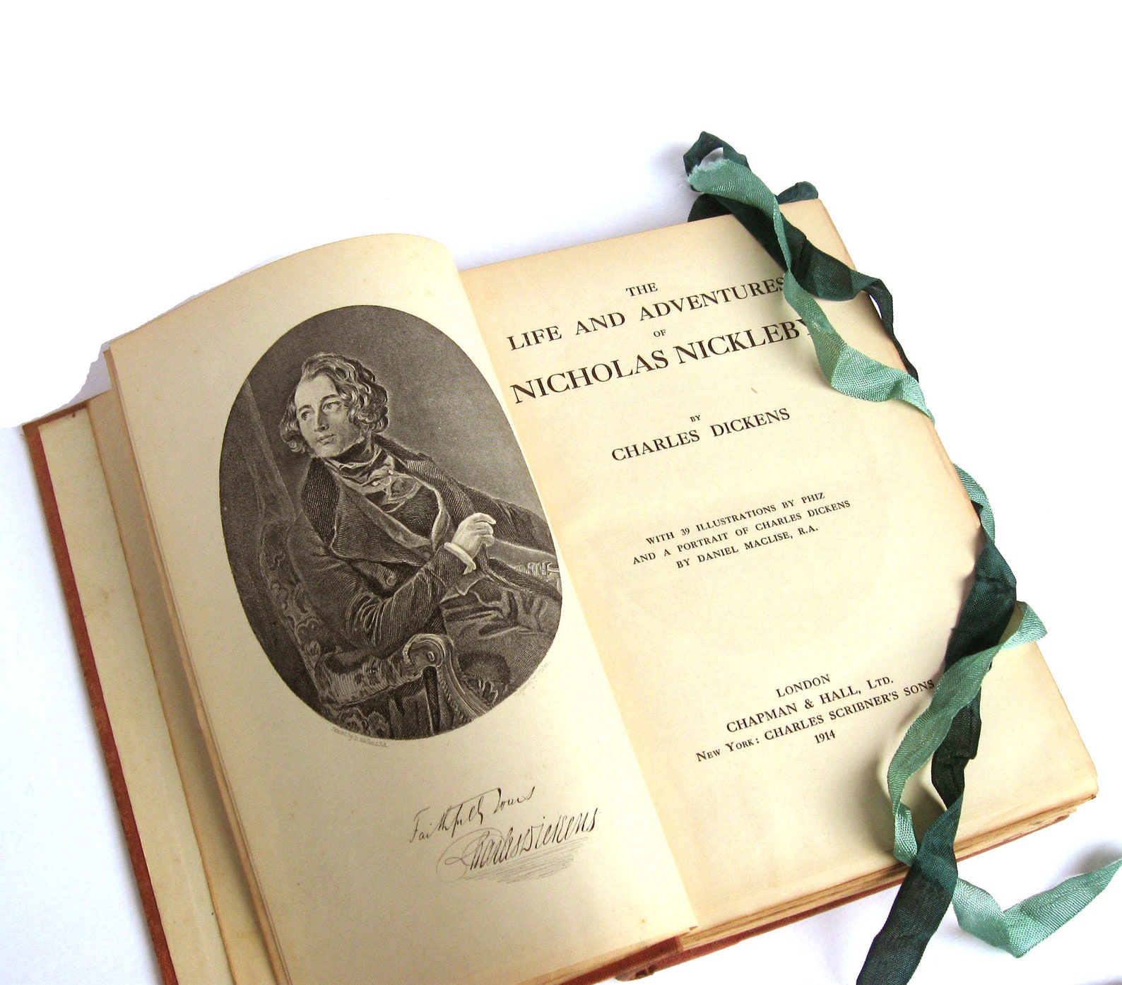 Nicholas Nickleby Book by Charles Dickens Antique Nicholas - Etsy